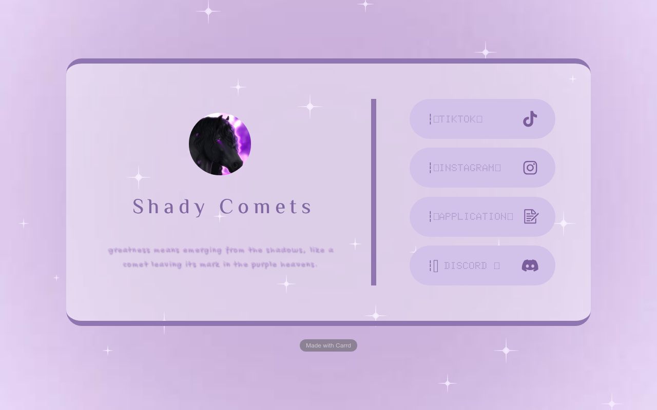 Shady Comets.